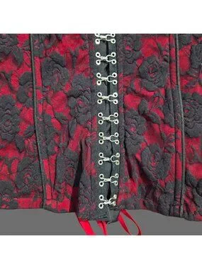 Tripp nyc | Tops | Vintage 9s Y2k Tripp Nyc Corset Size S Red Black ...